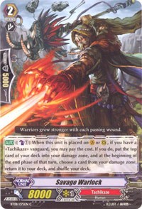 Savage Warlock - Blue Storm Armada - Cardfight Vanguard