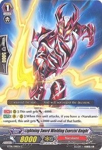 Lightning Sword Wielding Exorcist Knight - Blue Storm Armada ...