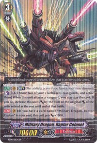 Military Dragon, Raptor Colonel (SP) - Blue Storm Armada - Cardfight ...