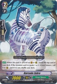 Barcode Zebra - Clash of Knights & Dragons - Cardfight Vanguard