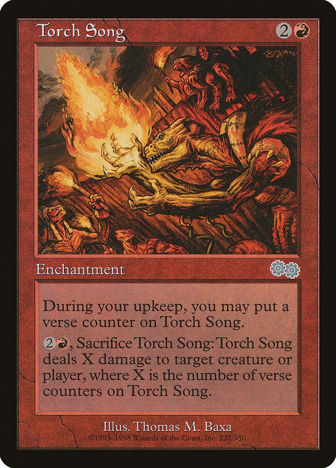 Torch Song - Urza's Saga - Magic: The Gathering