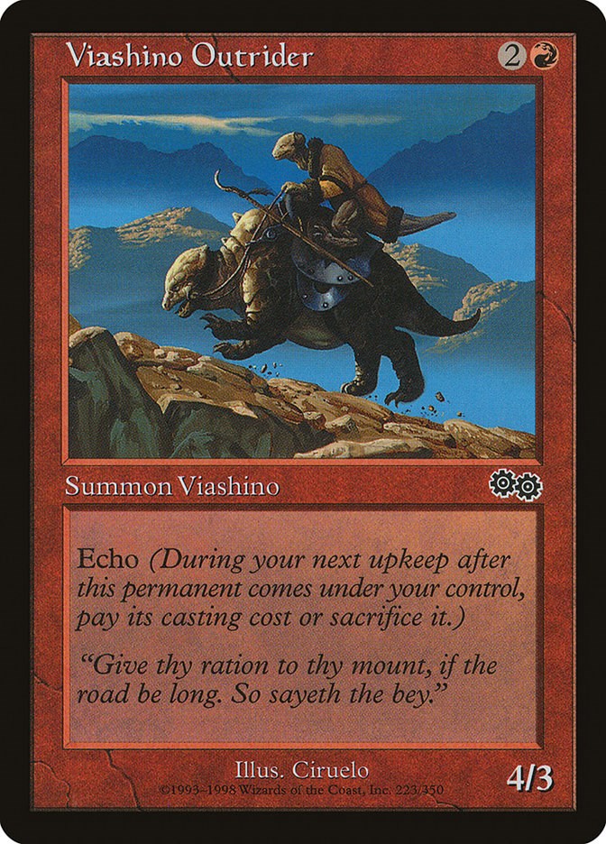 Viashino Outrider - Urza's Saga - Magic: The Gathering