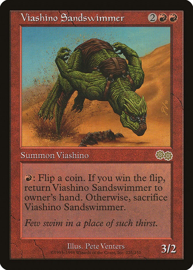 Viashino Sandswimmer - Urza's Saga - Magic: The Gathering