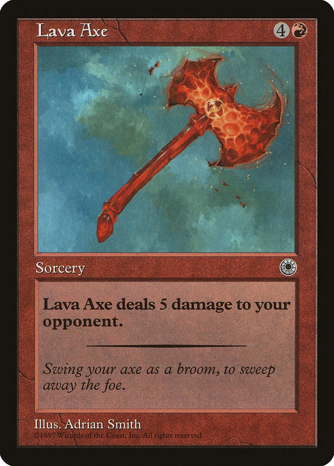 Lava Axe - Portal - Magic: The Gathering