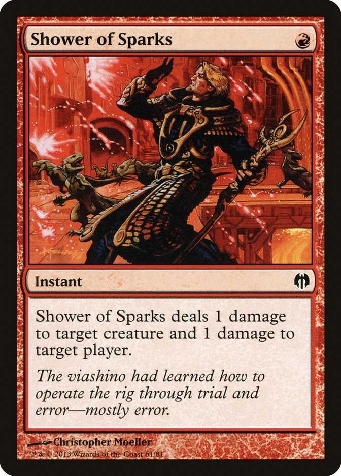 Shower of Sparks - Duel Decks: Heroes vs. Monsters - Magic: The Gathering
