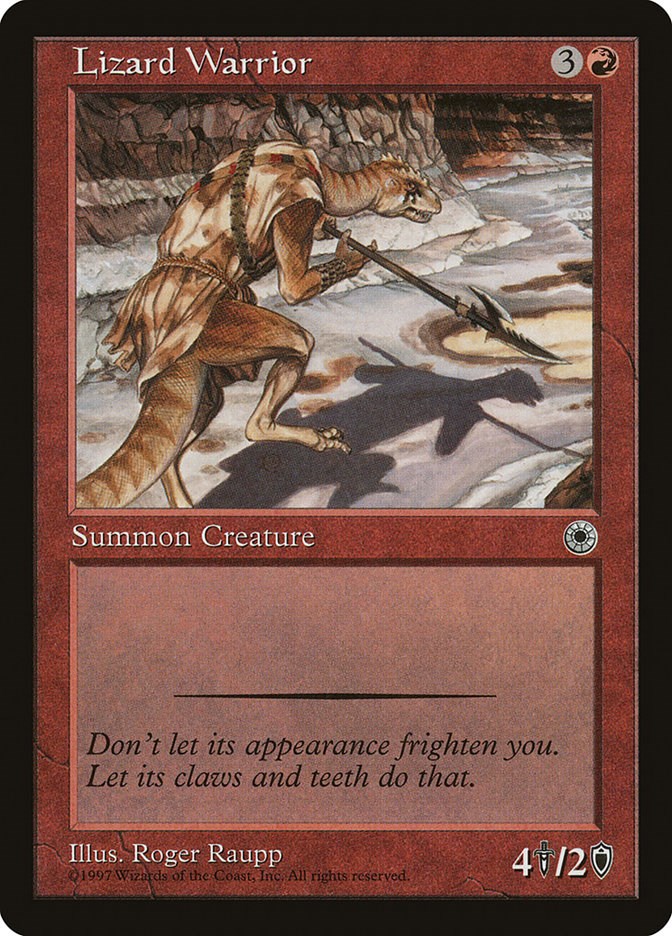 Lizard Warrior - Portal - Magic: The Gathering