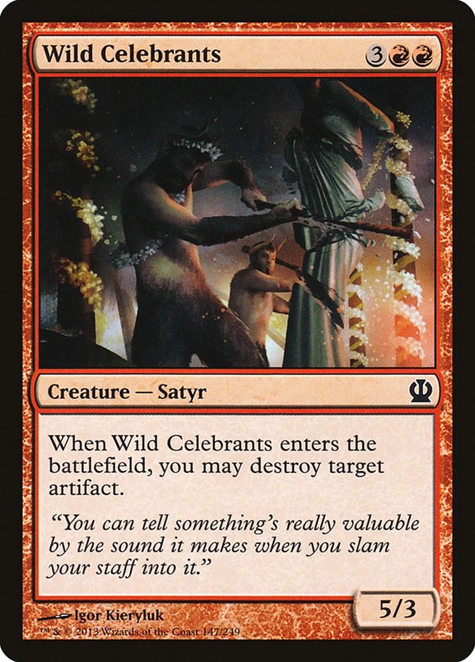 Wild Celebrants - Theros - Magic: The Gathering