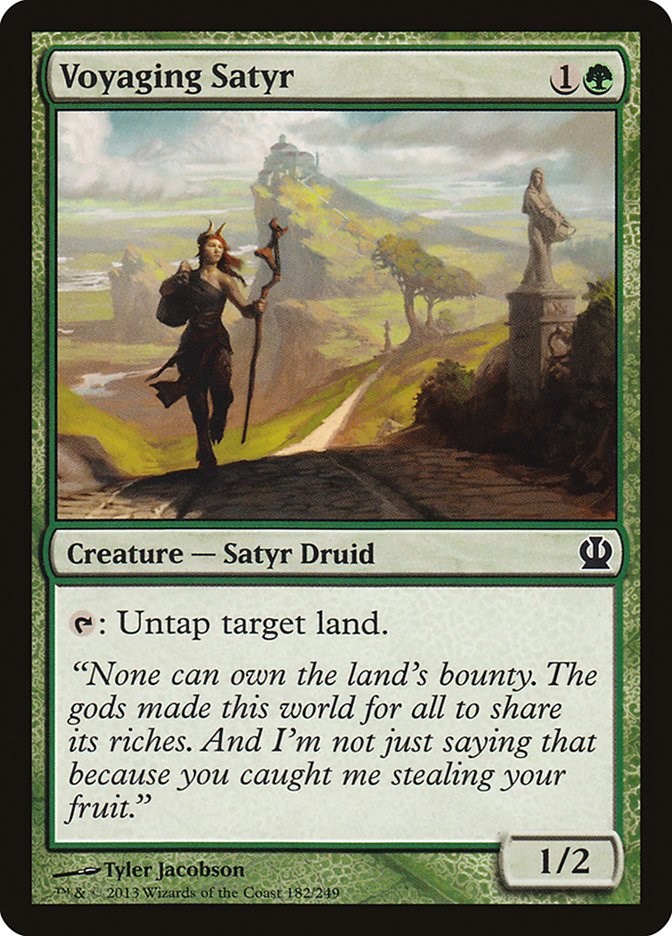 Voyaging Satyr - Theros - Magic: The Gathering