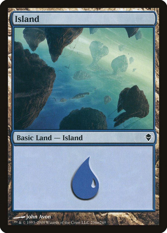 Island (234a) - Zendikar - Magic: The Gathering