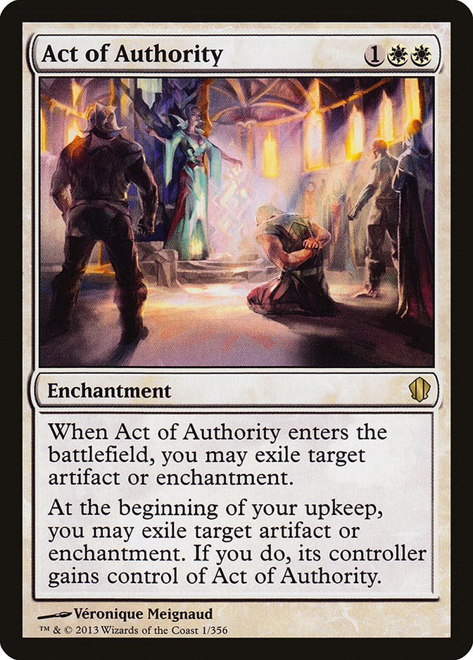 Act of Authority - Commander 2013 - Magic: The Gathering