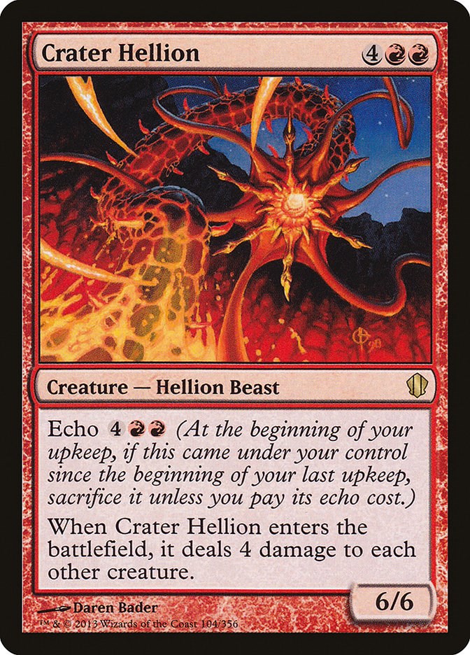 Crater Hellion - Commander 2013 - Magic: The Gathering
