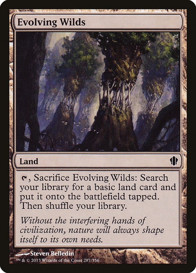Evolving Wilds - Commander 2013 - Magic: The Gathering