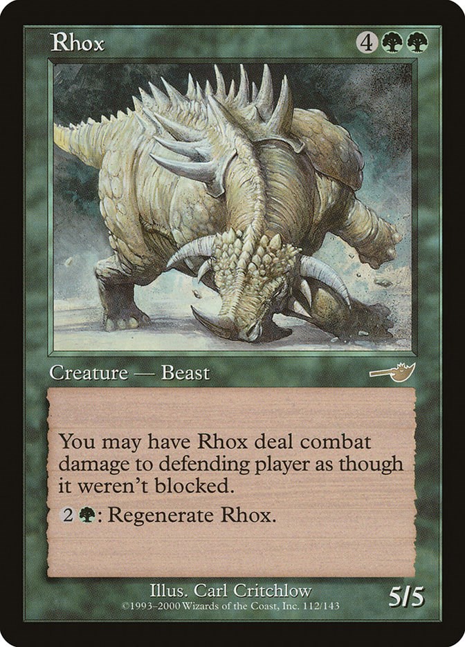 Rhox - Nemesis - Magic: The Gathering