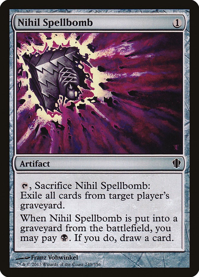 Nihil Spellbomb - Commander 2013 - Magic: The Gathering