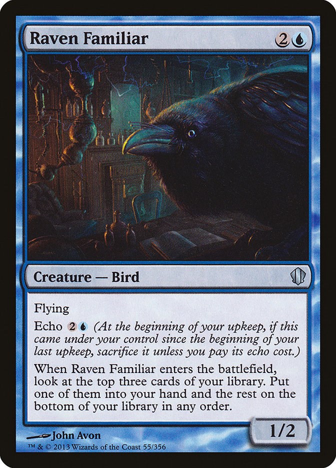 Raven Familiar - Commander 2013 - Magic: The Gathering