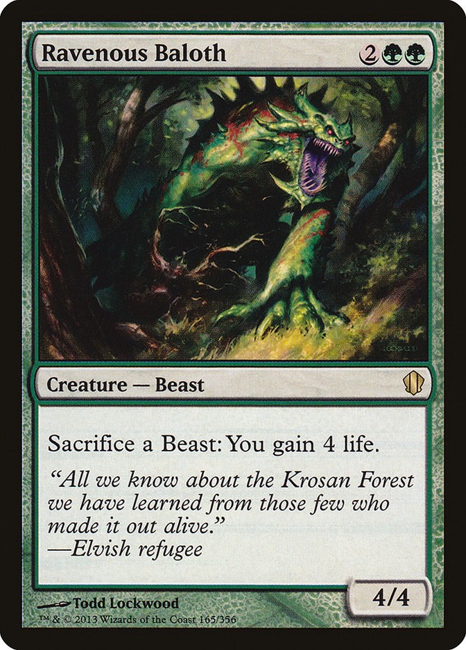 Ravenous Baloth - Commander 2013 - Magic: The Gathering