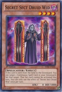 Secret Sect Druid Wid - Shadow Specters - YuGiOh