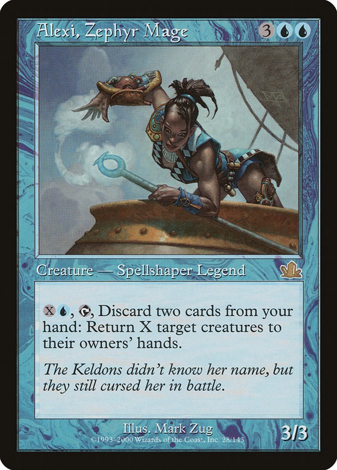 Alexi, Zephyr Mage - Prophecy - Magic: The Gathering