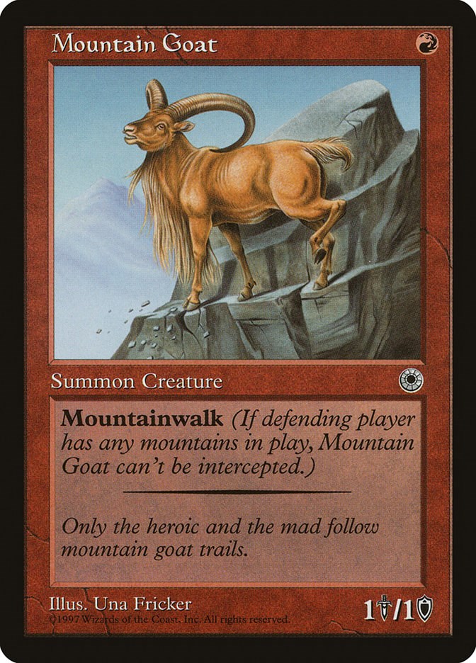 Mountain Goat - Portal - Magic: The Gathering