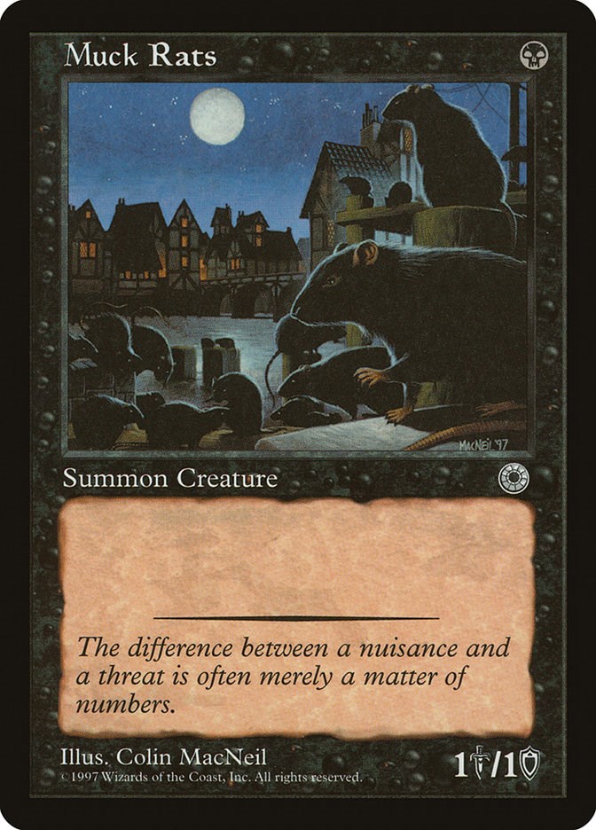 Muck Rats - Portal - Magic: The Gathering