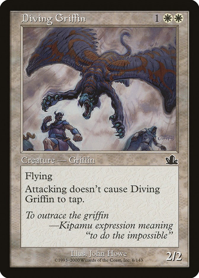Diving Griffin - Prophecy - Magic: The Gathering