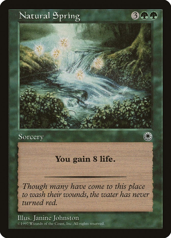 Natural Spring - Portal - Magic: The Gathering