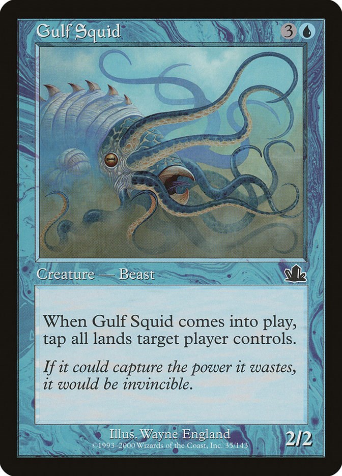 Gulf Squid - Prophecy - Magic: The Gathering