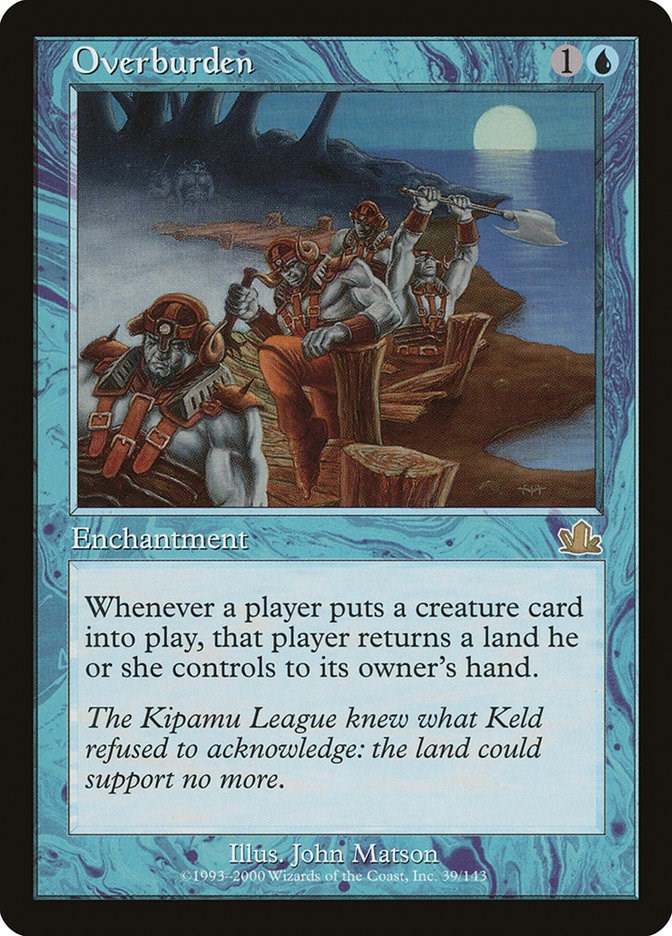 Overburden - Prophecy - Magic: The Gathering