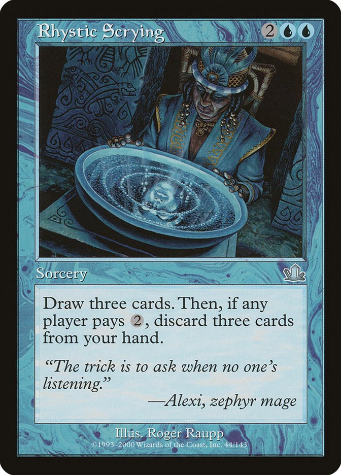 Rhystic Scrying - Prophecy - Magic: The Gathering