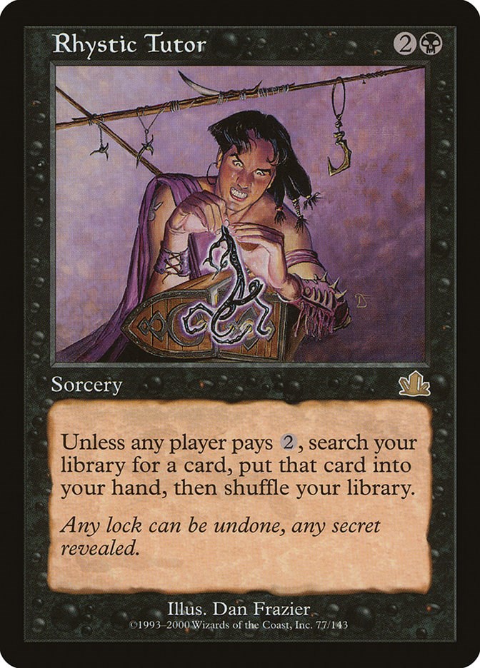 Rhystic Tutor - Prophecy - Magic: The Gathering