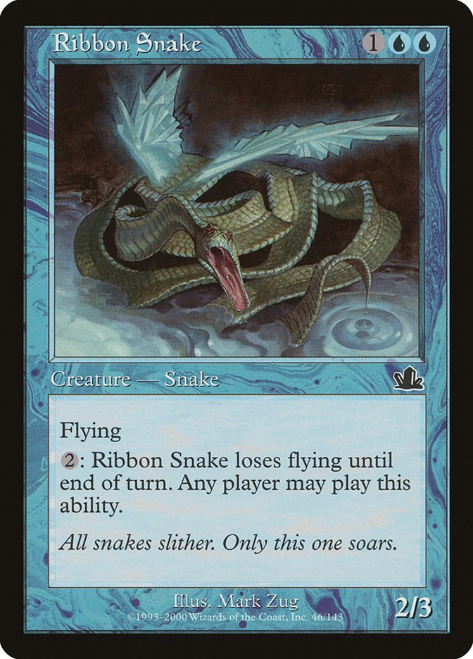 Ribbon Snake - Prophecy - Magic: The Gathering