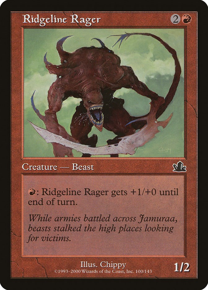 Ridgeline Rager - Prophecy - Magic: The Gathering