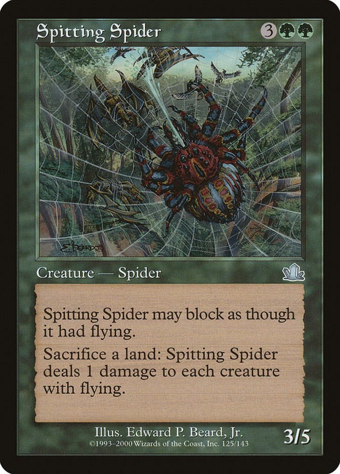 Spitting Spider - Prophecy - Magic: The Gathering