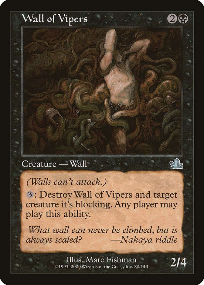 Wall of Vipers - Prophecy - Magic: The Gathering