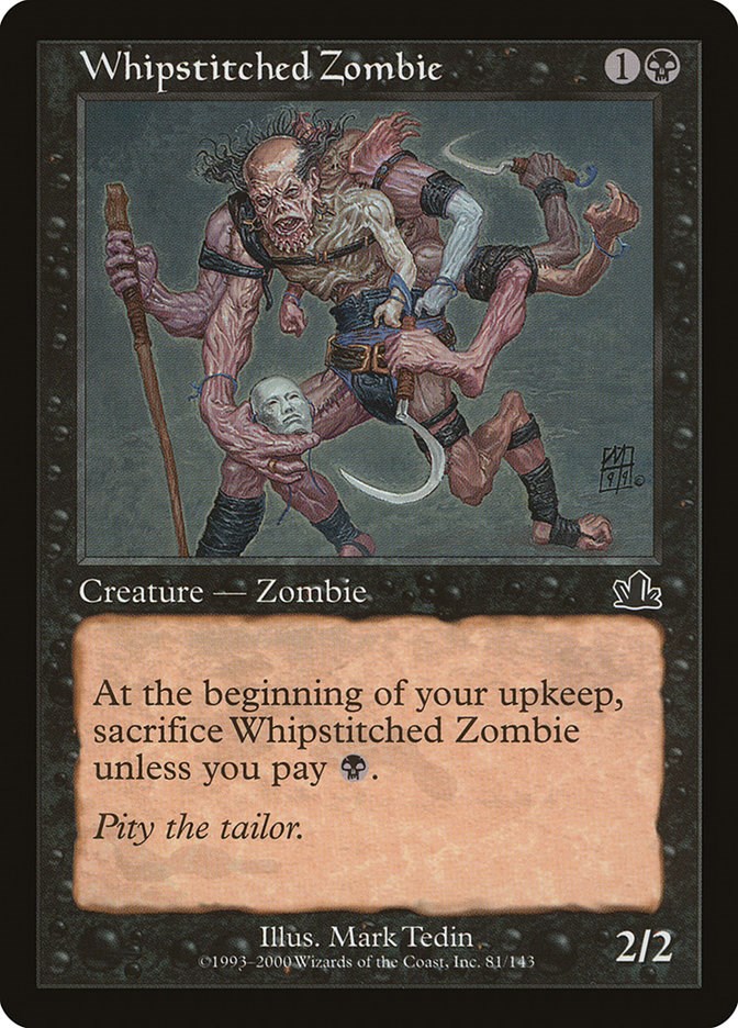 Whipstitched Zombie - Prophecy - Magic: The Gathering