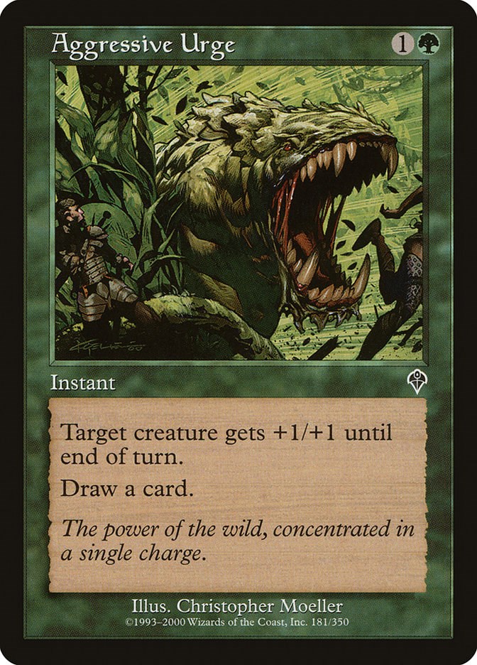 Aggressive Urge - Invasion - Magic: The Gathering