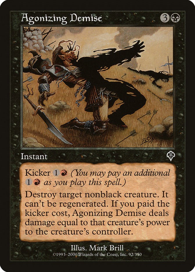 Agonizing Demise - Invasion - Magic: The Gathering