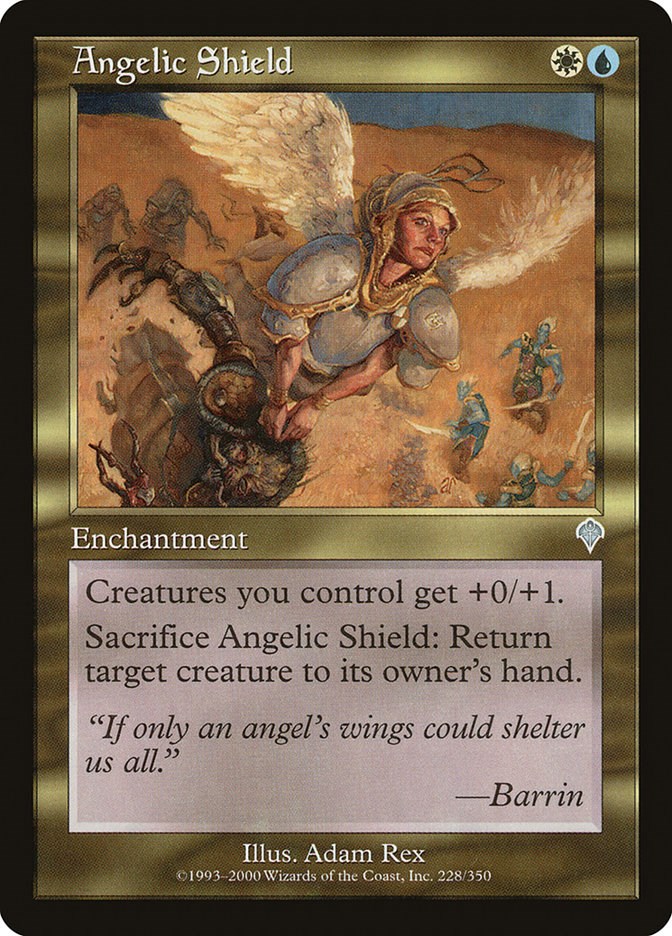 Angelic Shield - Invasion - Magic: The Gathering