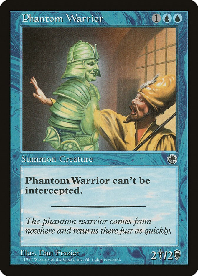 Phantom Warrior - Portal - Magic: The Gathering