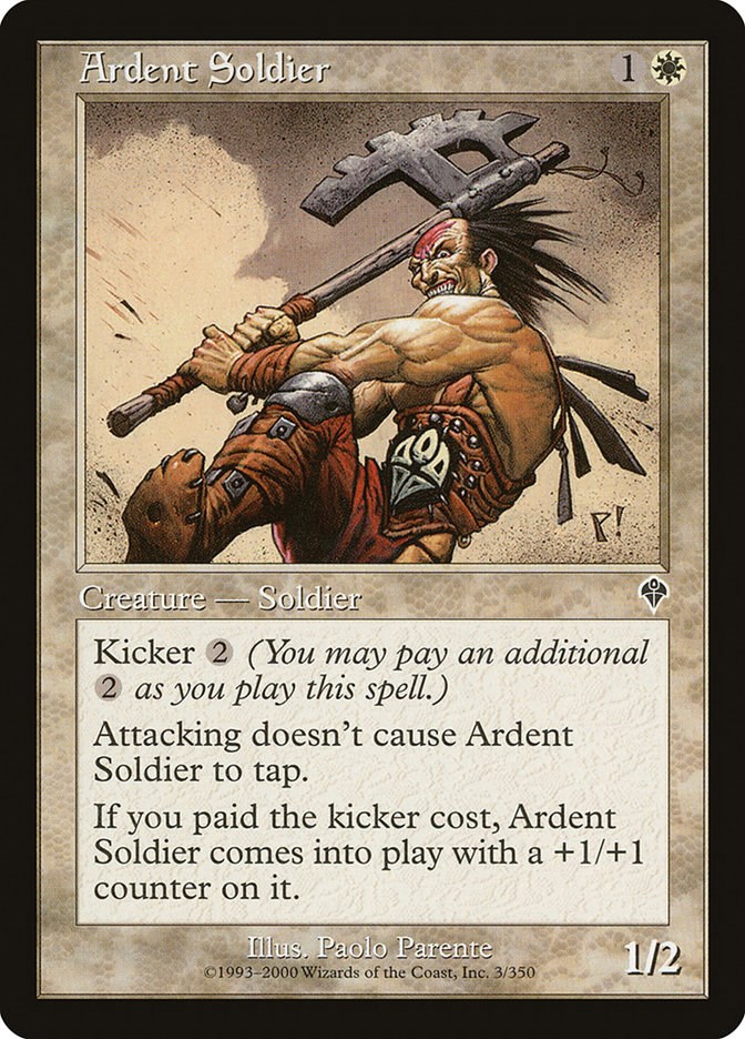 Ardent Soldier - Invasion - Magic: The Gathering