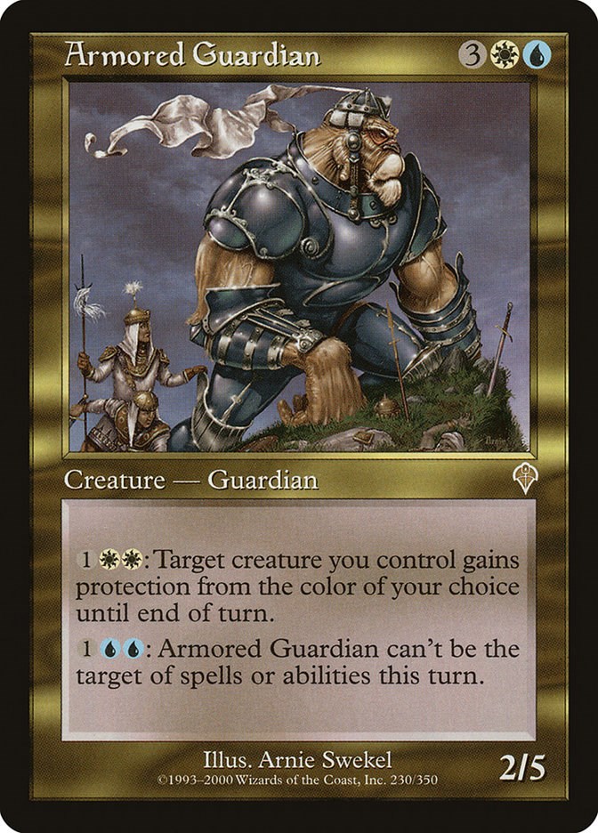 Armored Guardian - Invasion - Magic: The Gathering