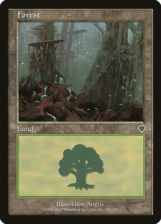 Forest (350) - Invasion - Magic: The Gathering
