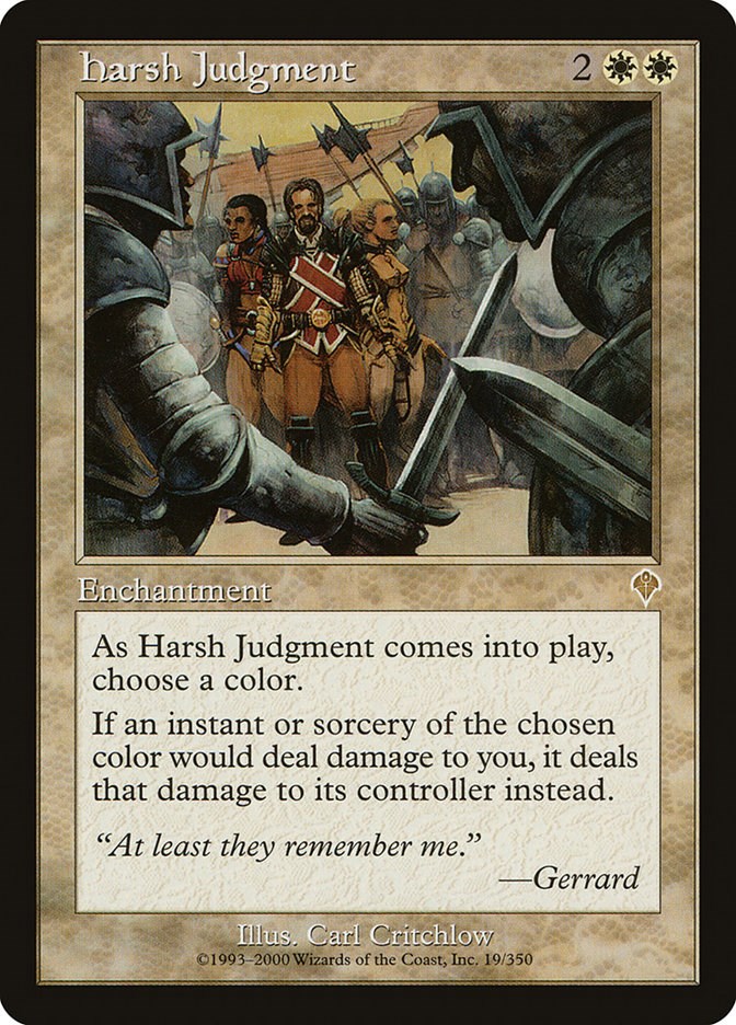 Harsh Judgment - Invasion - Magic: The Gathering