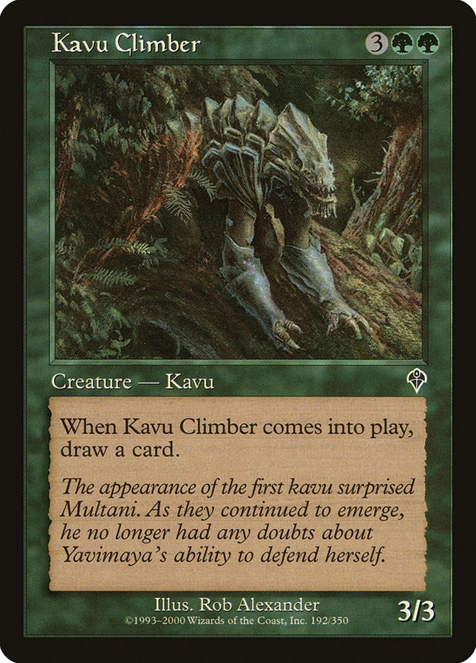 Kavu Climber - Invasion - Magic: The Gathering