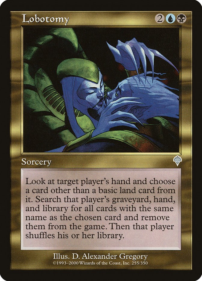 Lobotomy - Invasion - Magic: The Gathering