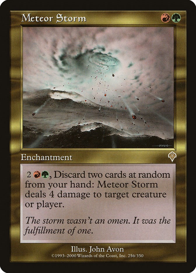 Meteor Storm - Invasion - Magic: The Gathering