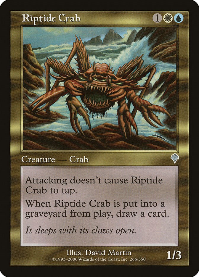 Riptide Crab - Invasion - Magic: The Gathering