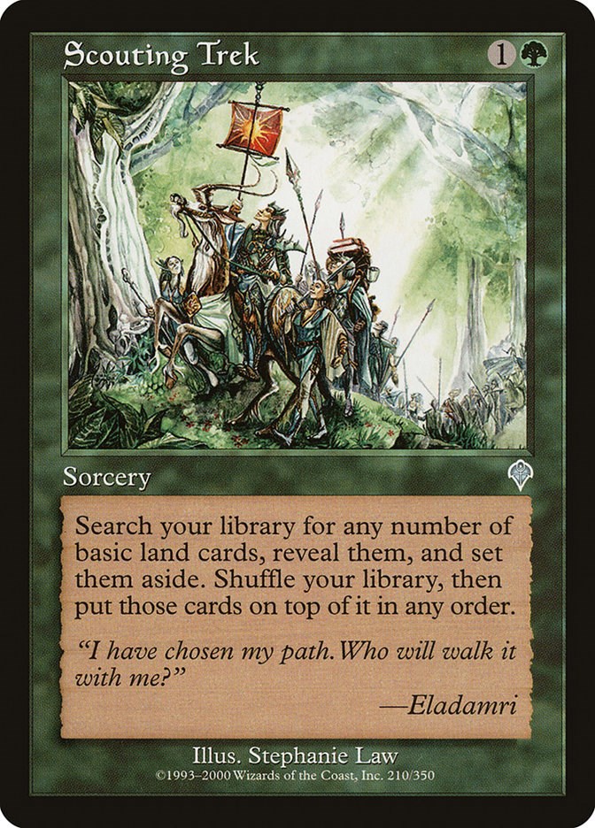 Scouting Trek - Invasion - Magic: The Gathering