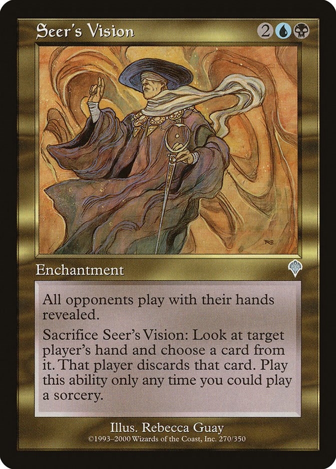 Seer's Vision - Invasion - Magic: The Gathering