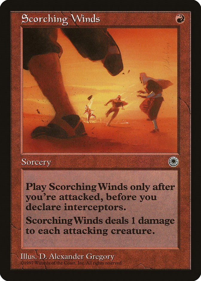 Scorching Winds - Portal - Magic: The Gathering